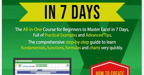 Excel In Days The All In One Course To Master Excel Full Of Practical Examples And