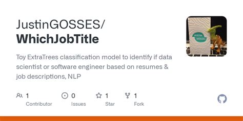 Github Justingosseswhichjobtitle Toy Extratrees Classification