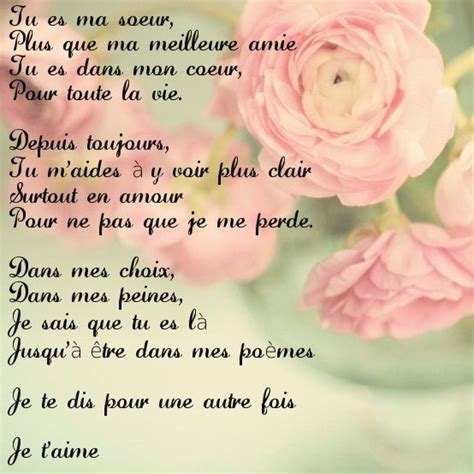 Ma Soeur Poeme Ferte 11ans Nolwenn Maiwenn 14 Ans Poeme Pour Ma