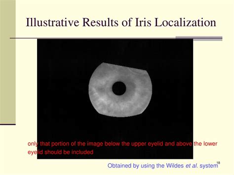 ppt automated iris recognition technology and iris biometric system