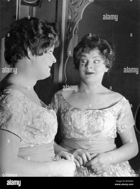 Benny Hill Seen Here Dressed As A Woman February 1959 P011508 Stock