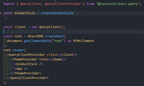 React Query 기초설정