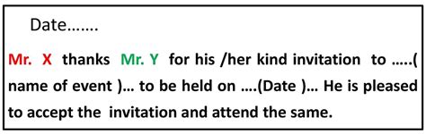 Formal Reply Format Class 12
