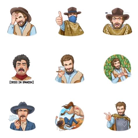 클린트 이스트우드 영화 드라마 스티커 텔레그램 한글사이트