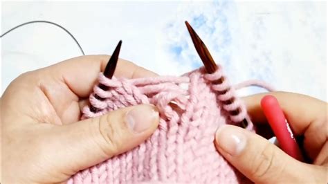 틀렸다고 풀기있기 없기코바늘로 편물 수정하기 대바늘 수정하기 쉬운 편물 수정방법 Youtube