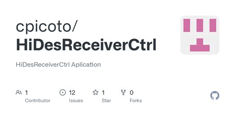 Github Cpicotohidesreceiverctrl Hidesreceiverctrl Aplication