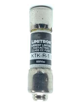 PMMCON 1 Pcs KTK R 1 KTKR1 1 1A 600Vac Fast Acting Fuse Amazon Com Tools Home Improvement