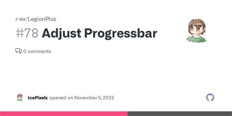 Adjust Progressbar · Issue 78 · R Exlegionplus · Github