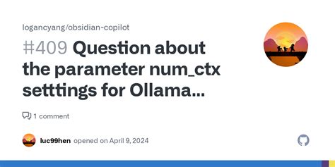 question about the parameter num ctx setttings for ollama models