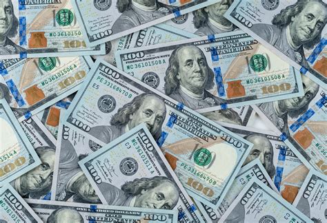 New Hundred Dollar Bill Background