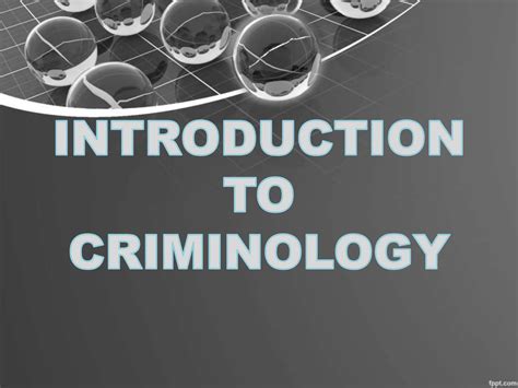 Lecture Notes Criminologypptx