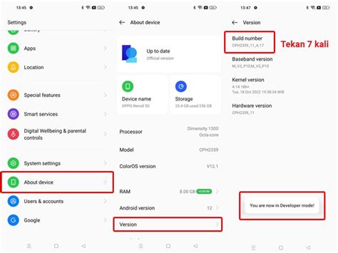 Cara Cek Update ColorOS Supaya Pasti Sudah Dapat Atau Belum