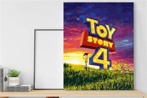 아이러브페인팅 디즈니 픽사 토이스토리 Diy 페인팅 인테리어 캔버스 액자 위시버킷