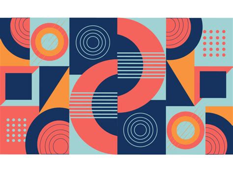 Abstract Geometric Pattern Poster