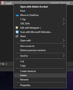 How Do I Delete PDF Files From A Computer Phone Cloud