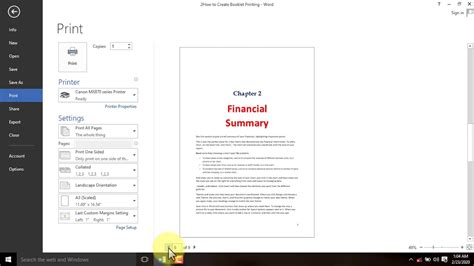 Printing A Booklet In Word Greygera