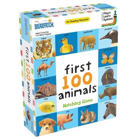 First 100 Animals Matching Card Game Gumnut