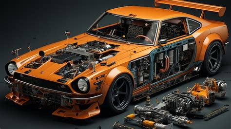 Premium Ai Image Exploded View Diagram