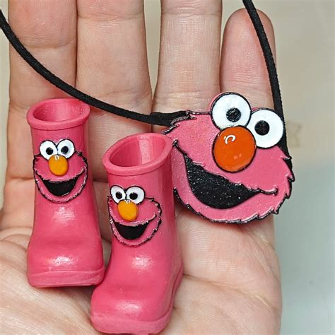 Sesame Street Boots Elmo Sesame Street Elmo Etsy
