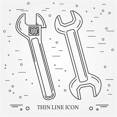 Premium Vector Wrench Icons Wrench Icons Vector
