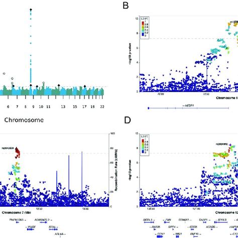 Manhattan And Locuszoom Plots Of The Multivariate Gwas Of Download Manhattan And Locuszoom Plots Of The Multivariate Gwas Of Download