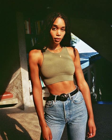 Laura Harrier Livin Cool Photoshoot August 2020 • Celebmafia