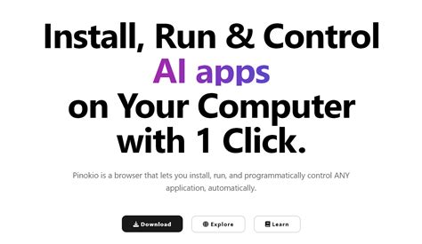 Pinokio Ai Apps Browser Easy With Ai