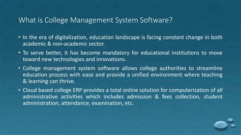 College Management Software Mastersoft Pptx