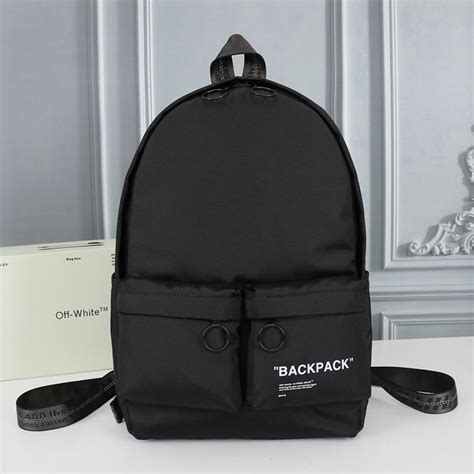 Off White Quote Backpack Bogtom