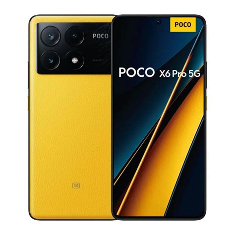 Poco X6 Pro 5g 16 9 Cm Double Sim Usb Type C 12 Go 512 Go 5000 Mah Yellow Amazon De