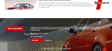 Template Web Giới Thiệu Và Bán Xe Hơi Html 5 Bootstrap 4 Css 3