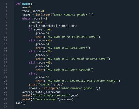 Solved In Python How To Write A Program That Will Take In The