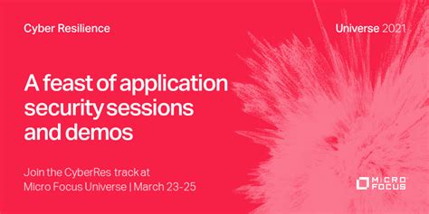 A Feast Of Application Security Sessions And Demos At Micro Focus Universe Opentext Community