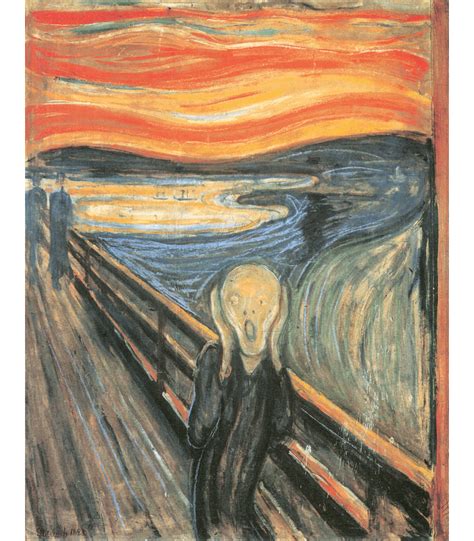 Giclée Print On Canvas Edvard Munch The Scream 1893