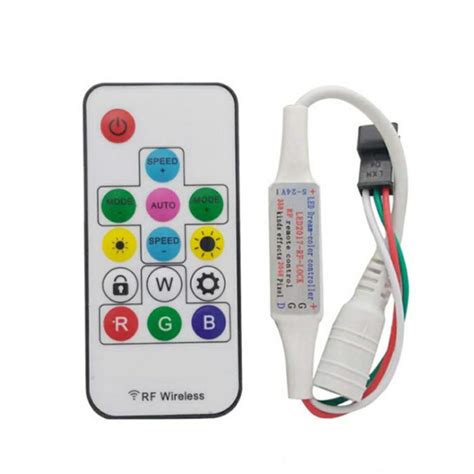 Ws2812b Rf控制器rgb Led Strip Light Controller With Rf Remote Control 傢俬
