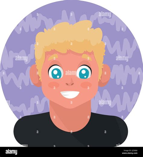 Blond Man Prophile Picture Stock Vector Image And Art Alamy