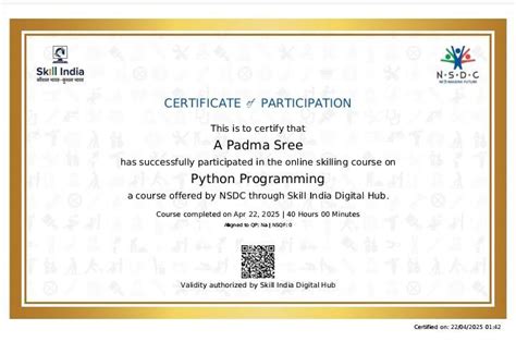 Pythonprogramming Skillindia Nsdc Continuouslearning Codingjourney Digitalskills