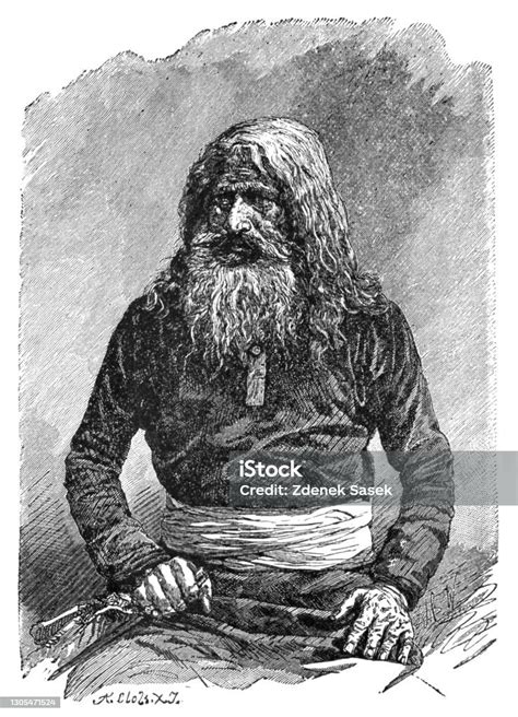 인도 힌두교 파키르 아시아의 역사와 문화 골동품 빈티지 일러스트레이션 19세기 인도 고행자에 대한 스톡 벡터 아트 및 기타 이미지 인도 고행자 도사 사람의 역할