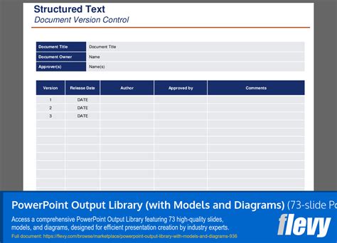Powerpoint Output Library With Models And Diagrams Ppt Slide Deck