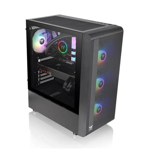 Gabinete Thermaltake S200tg Argb Preto C Fonte 650w Ca 3x2 65m1wz 00