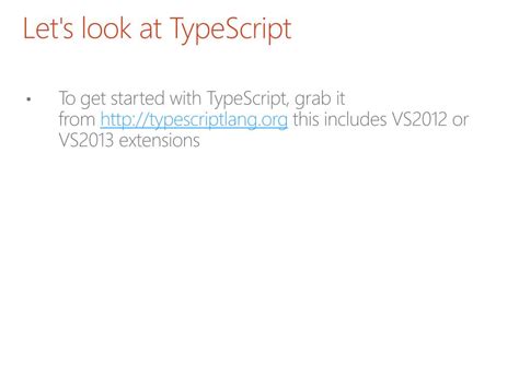 Ppt Microsofts Typescript Javascript For The Sharepoint Dev Guy