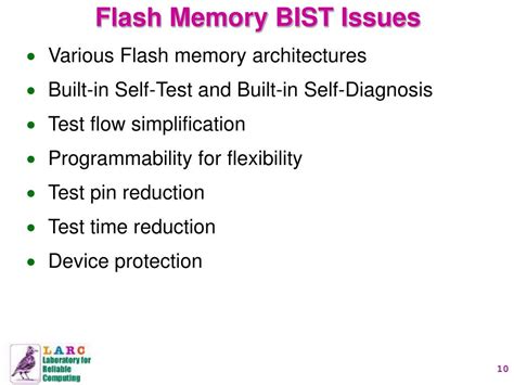 Ppt Flash Memory Built In Self Test With Enhanced Test Mode Control Powerpoint Presentation
