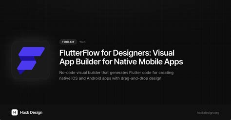 Flutterflow For Designers Visual App Builder For Native Mobile Apps