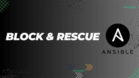 Ansible Block And Rescue Tamil Harshaselvi Youtube
