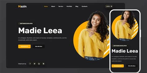 Responsive Personal Portfolio Website Using Html And Css Dev Community