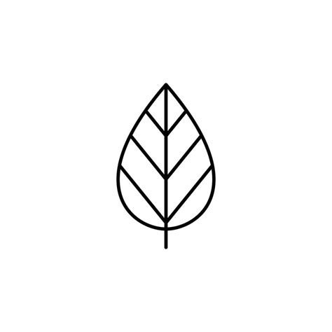 Tree Leaf Vector Icon Illustration Vector Art At Vecteezy