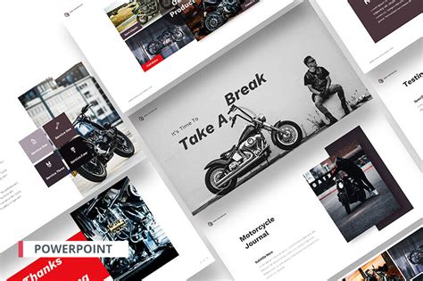 Custom Motor Powerpoint Template By Scyandsio Thehungryjpeg