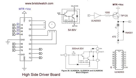 Uln2003 Transistor Array Circuit Pinout Equivalent Faq