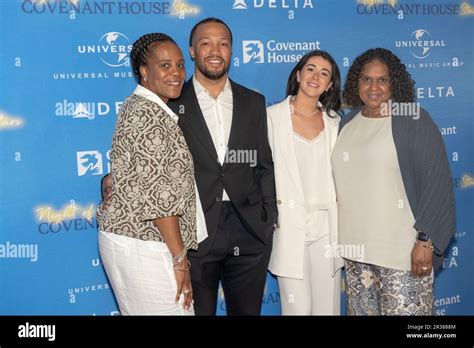New York United States 22nd May 2023 Jalen Brunson And Alison Marks