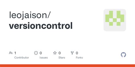 Github Leojaisonversioncontrol